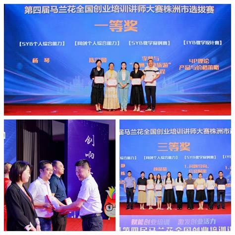 我校教师在第四届马兰花全国创业培训讲师大赛株洲市选拔赛中获得佳绩