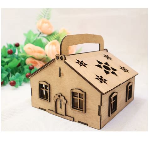 House Box Svg House Basket Svg Candy Box Basket Svg Wooden House