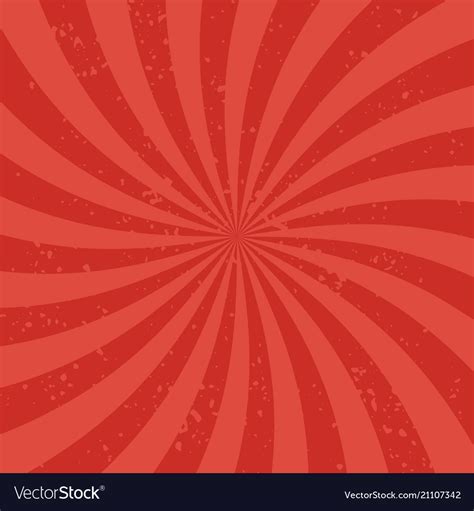 Red Radial Rays Background Rays Diverging From Vector Image