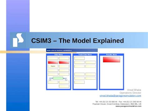 Pptx Csim3 The Model Explained Dokumen Tips