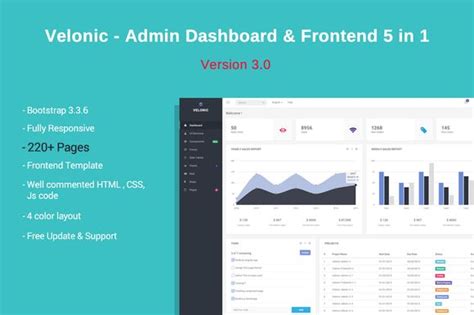 Velonic Admin Dashboard And Frontend Template