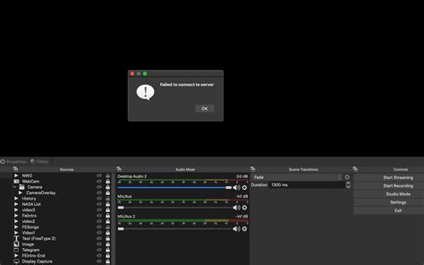 Obs Cant Connect To Server · Issue 4480 · Wwbnavideo · Github