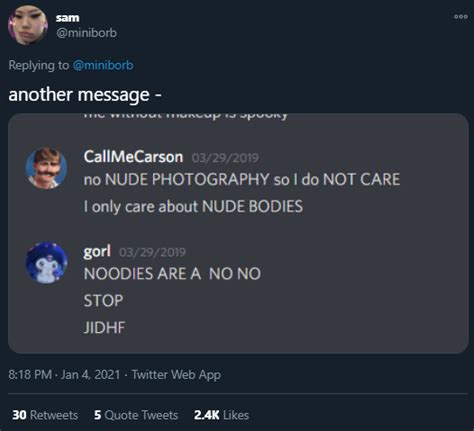 Carson Allegations Miniborb 6 Callmecarson Know Your Meme