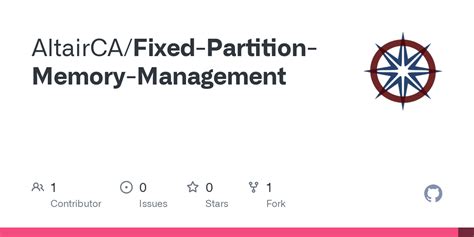 Github Altaircafixed Partition Memory Management