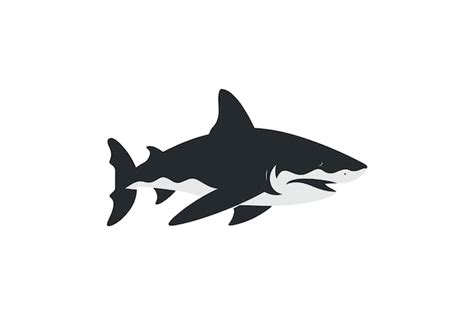 Premium Vector Basking Shark Icon