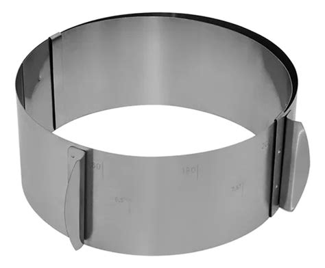 Anel De Bolo Ajustável Molde De Bolo Redondo Parcelamento Sem Juros