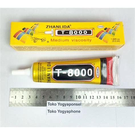 Jual Lem Zhanlida T 8000 50 Ml Shopee Indonesia