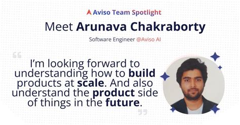 Aviso AI on LinkedIn: We’re stoked to welcome Arunava Chakraborty to Aviso as Software Engineer!…