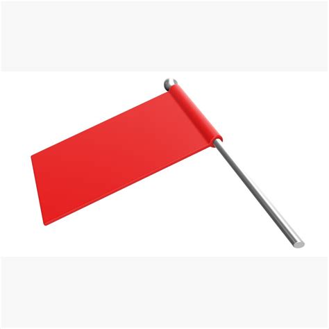 Small Red Flag 3d Model Download Hobbies On