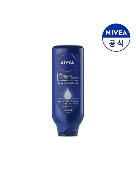 니베아 니베아 인샤워 바디로션 나리싱 400ml 위시버킷