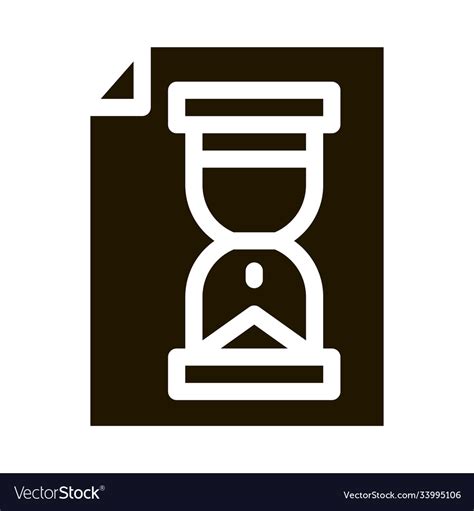 Round Graph In Center Agile Arrow Mark Glyph Icon Vector Image