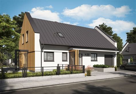 Projekt Domu Split Teg 175 95 16m²