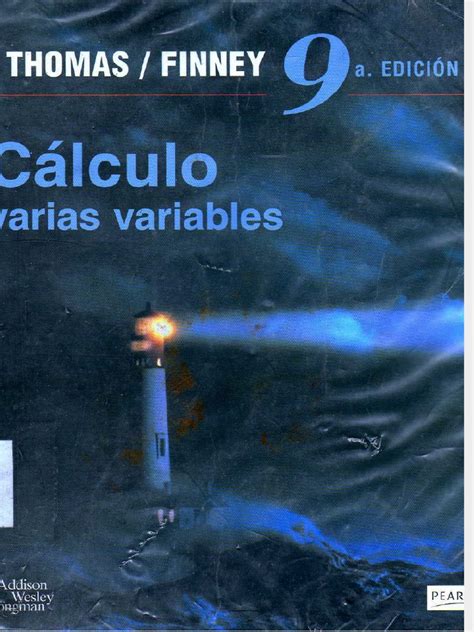 Calculo De Varias Variables 1998 9 E Geoge B Thomas And Ross Lee Pdf