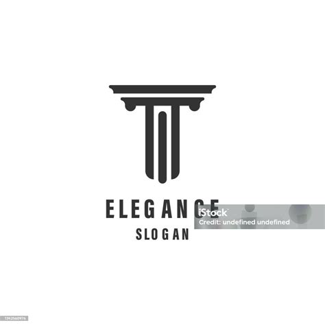 Vektor Desain Huruf T Elegan Ilustrasi Stok Unduh Gambar Sekarang