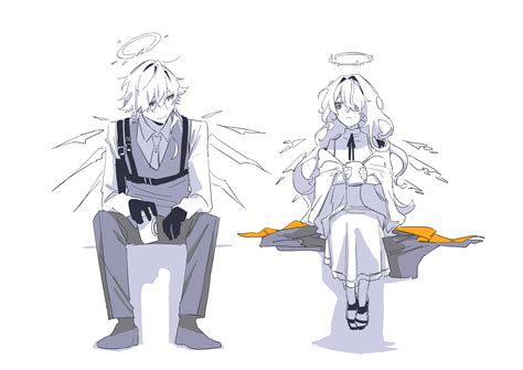 Enforcer And Cecilia Arknights Drawn By Si Tugi Danbooru
