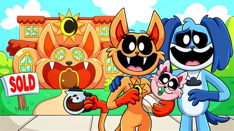 Catfeine Buys Her First House Poppy Playtime Animation Youtube