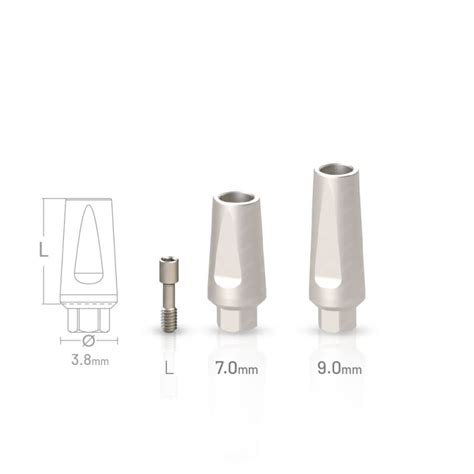 Straight Slim Titanium Abutment Cortex® Dynamix™ Internal Em™ Usa