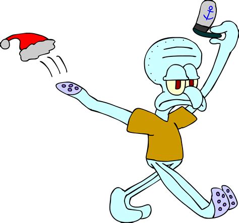 Squidward Heads Back To Work By Blackrhinoranger On Deviantart