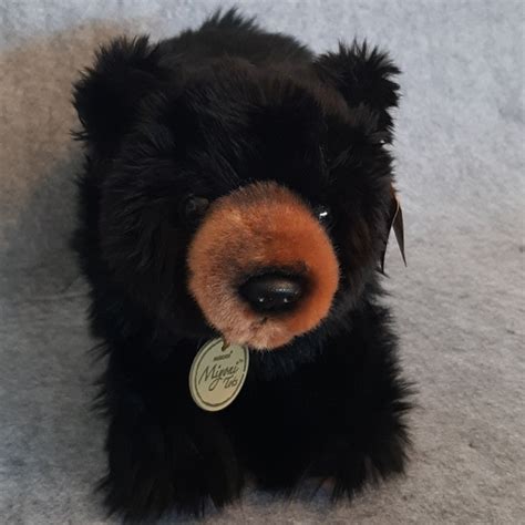 Aurora Miyoni Toys Aurora Miyoni Black Bear Cub Inch Plush Stuffed