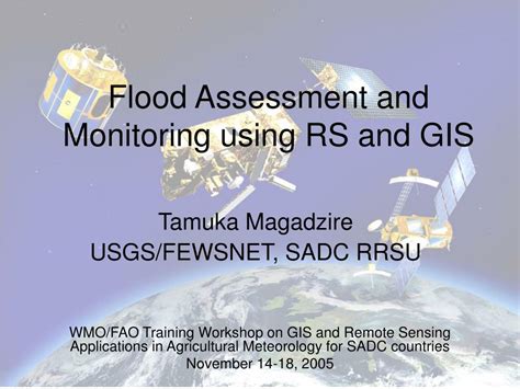 ppt flood assessment and monitoring using rs and gis powerpoint