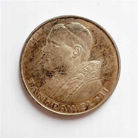Moneta 1000 zł Jan Paweł II z 1982r srebrna 13111724488 oficjalne