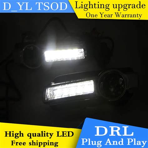 Luces LED antiniebla de circulación diurna para coche iluminación DRL