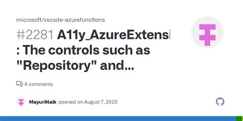 a11y azureextensionsforvscode azurefuction defaultscreen screenreader