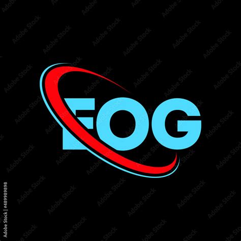 Eog Logo Eog Letter Eog Letter Logo Design Initials Eog Logo Linked With Circle And Uppercase