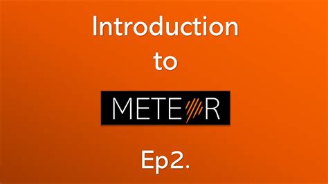 How To Set Up Mongodb Meteor Tutorial Ep2 Youtube