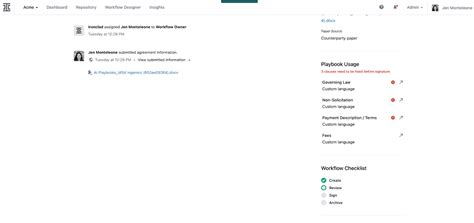 Use AI Precise Redlining To Review A Contract Ironclad