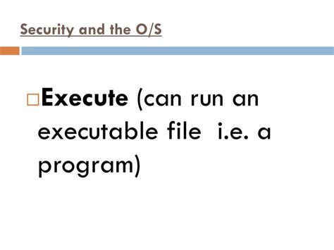 Ppt Security And The Operating System Powerpoint Presentation Free
