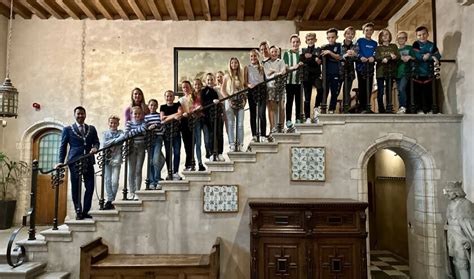 Kinderen Ontbijten Met Burgemeester In Het Stadhuis Van Middelburg