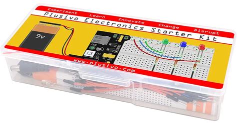 Plusivo Electronics Component Starter Kit Robotshop