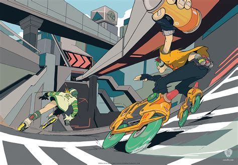 Jet Set Radio 2018 Is An Official Limited Edition Print Drawn By