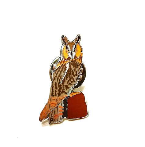 Pin De Búho Chico Seo Tienda Seobirdlife