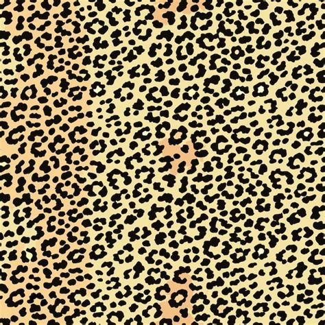 Кожа леопарда в редактируемом бесшовные модели Бесплатный вектор