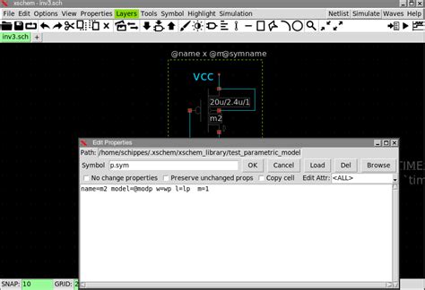 xschem tutorial instance based selection of symbol implementation
