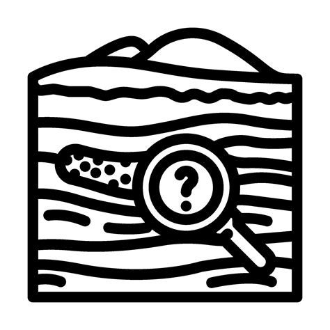 Mineral Exploration Line Icon Vector Illustration 32830288 Vector Art