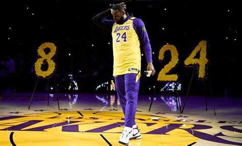 Nba With Moving Speech In Honour Of Kobe Bryant Lebron James Soothes