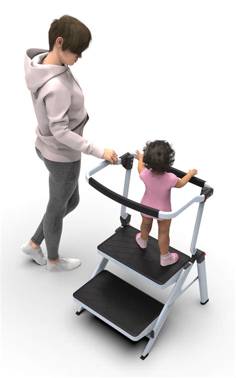 Folding Two Step Safety Ladder By Luther V Diaz Yap At