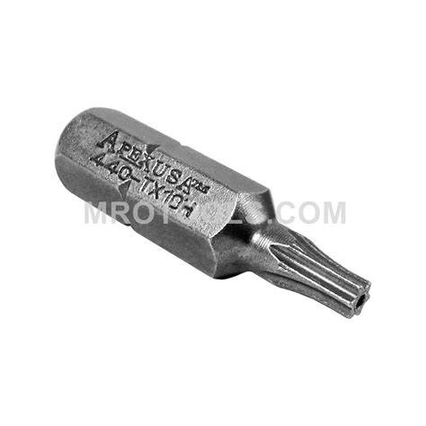 Apex T 10 H Torx Tamper Resistant Insert Bit 14 Hex Drive 440 Tx 10 H