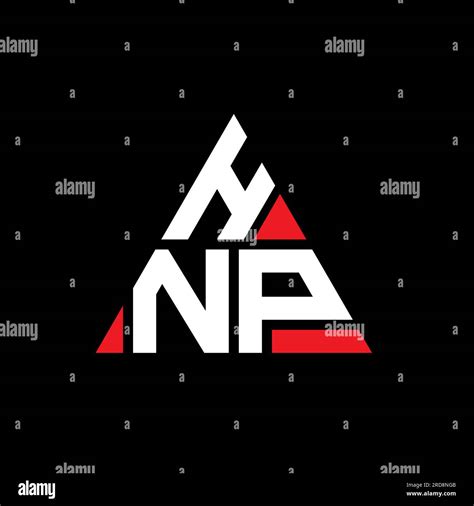 Hnp Triangle Letter Logo Design With Triangle Shape Hnp Triangle Logo Design Monogram Hnp