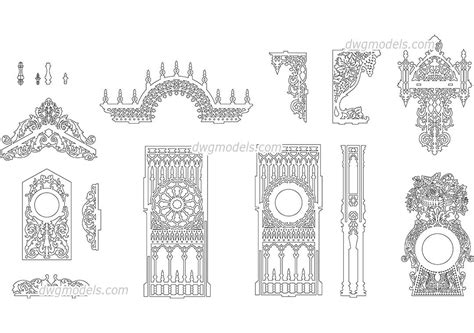 Decorative Pattern 2 Dwg Free Cad Blocks Download Cad Drawing