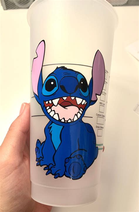Lilo And Stitch Starbucks Cold Cup Lilo Cup Stitch Cup Etsy