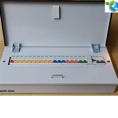 DB BOX EPS 63A 23WAY METAL CLAD DB BOX SET WITH 63A 2P 6KA MCB 63A 2P 100MA RCCB ELCB 6A 10A
