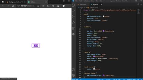 Html Background Color Of The Button Not Changing Completely When