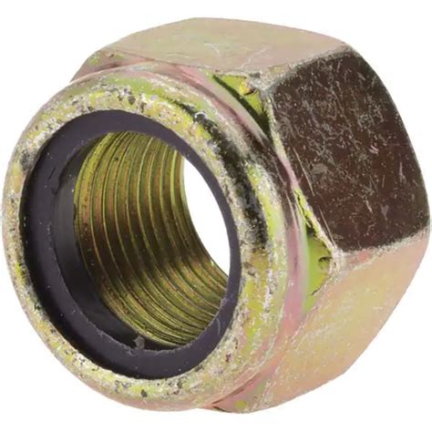 1 1 4 7 Nylon Insert Lock Nut Grade 8 Yellow Zinc Macdonald