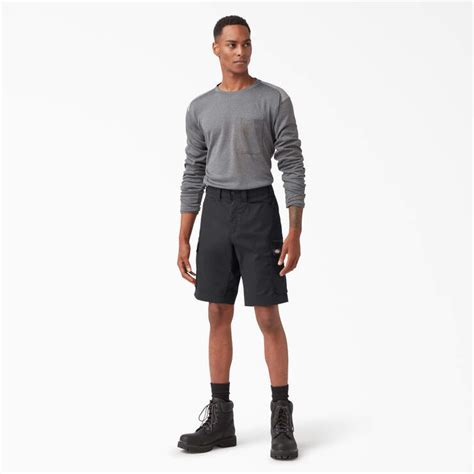 Mens Flex Temp Iq® 365 Regular Fit Shorts 11 Dickies Us