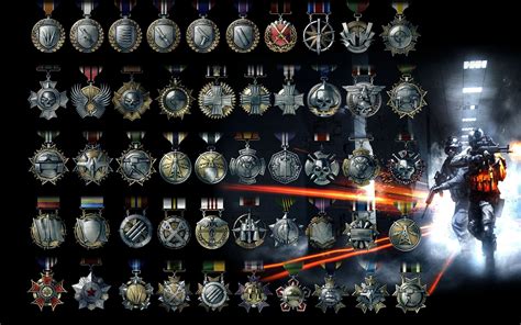 Награды в игре Battlefield 3 обои для рабочего стола картинки фото