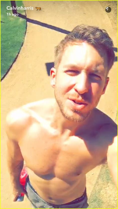 Photo Calvin Harris Goes Shirtless On Snapchat To Celebrate Vma Noms 04 Photo 3718128 Just